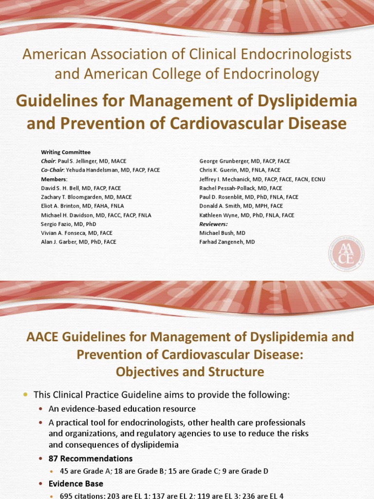 Guidelines For Management of Dyslipidemia and Prevention of ...