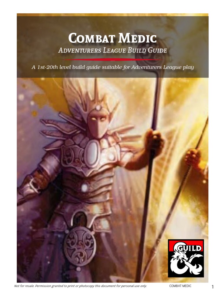 Combat_Medic_Character_Build_Guide.pdf | Dungeons & Dragons | D20 System