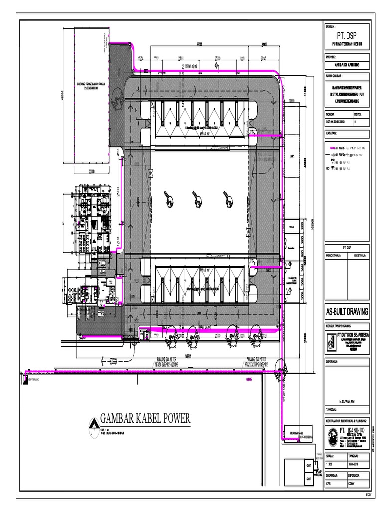 Layout Jalur Kabel Power - Opt | PDF