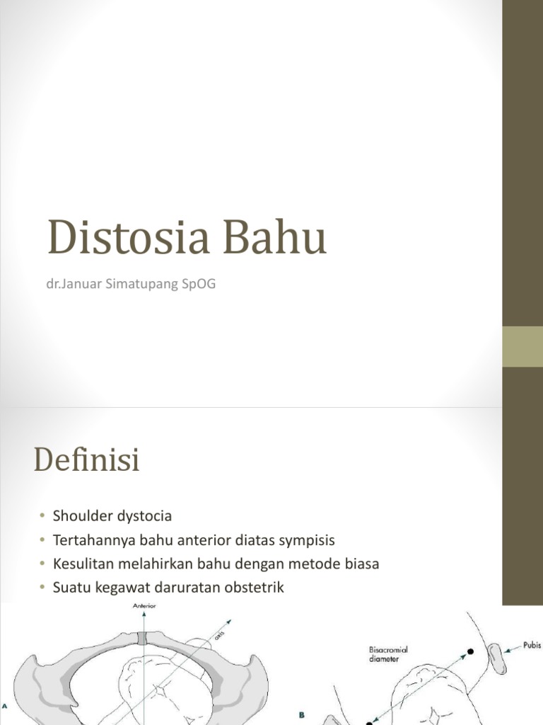 Manuver untuk Distosia Bahu | PDF | Memasak, Makanan, & Anggur ...