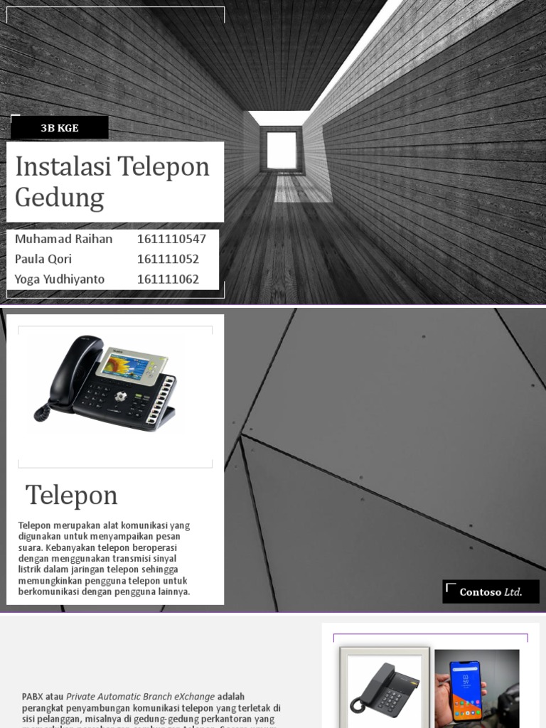 Panduan Instalasi Telepon Gedung | PDF