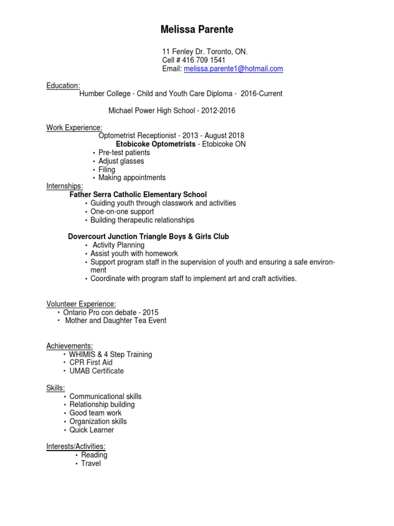 Mel Resume Doc 2 | PDF