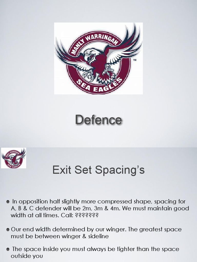 Rugby Defensive Set Piece Guidelines | PDF | Rugby Union | Team Sports