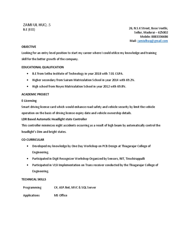 Zami Ul Huq | PDF | Technology & Engineering