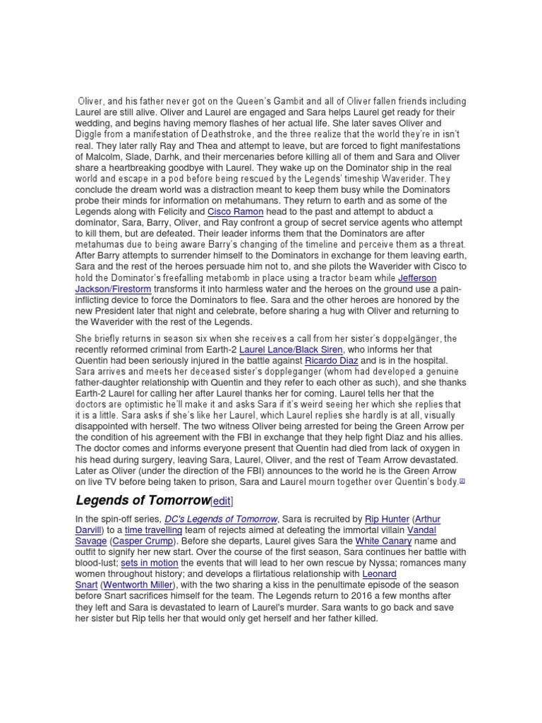 Legends of Tomorrow: Cisco Ramon | PDF | Dc Comics | Dc Comics Characters