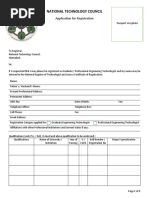 ASEAN Engineer Application Form | PDF | Engineer | Professional Development