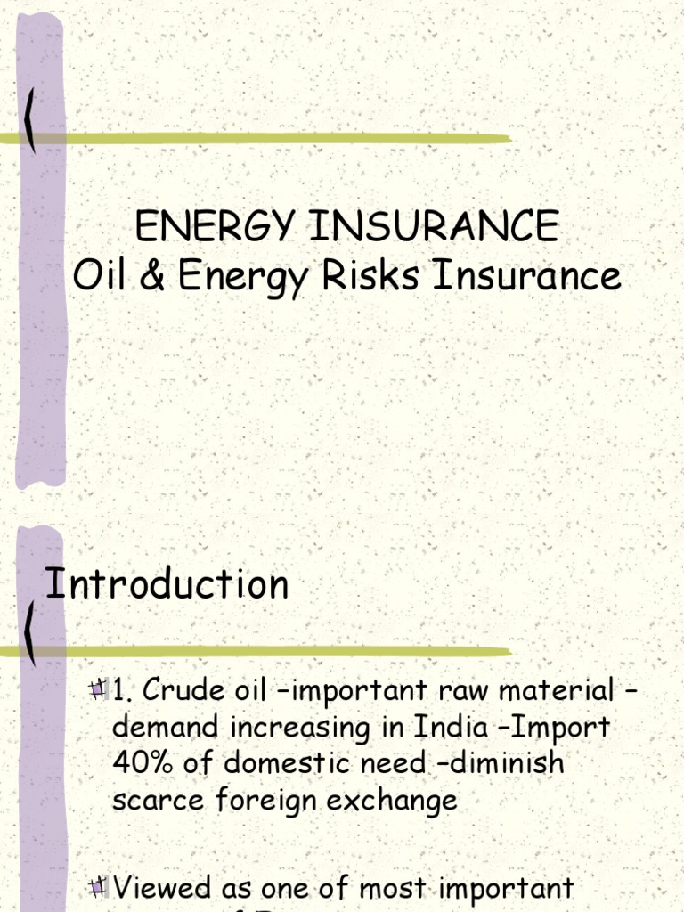 Energy Insurance Oil and Gas | PDF | Methane | Offshore Drilling