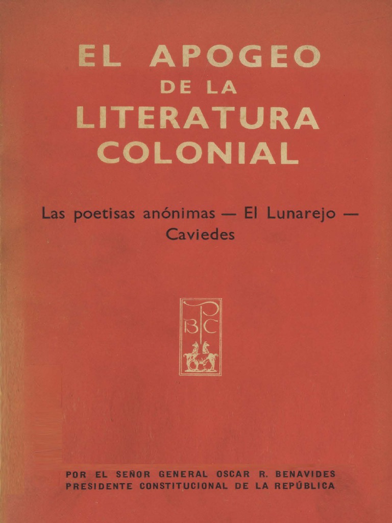 el-apogeo-de-la-literatura-colonial (1).pdf | Purgatorio | Nobleza