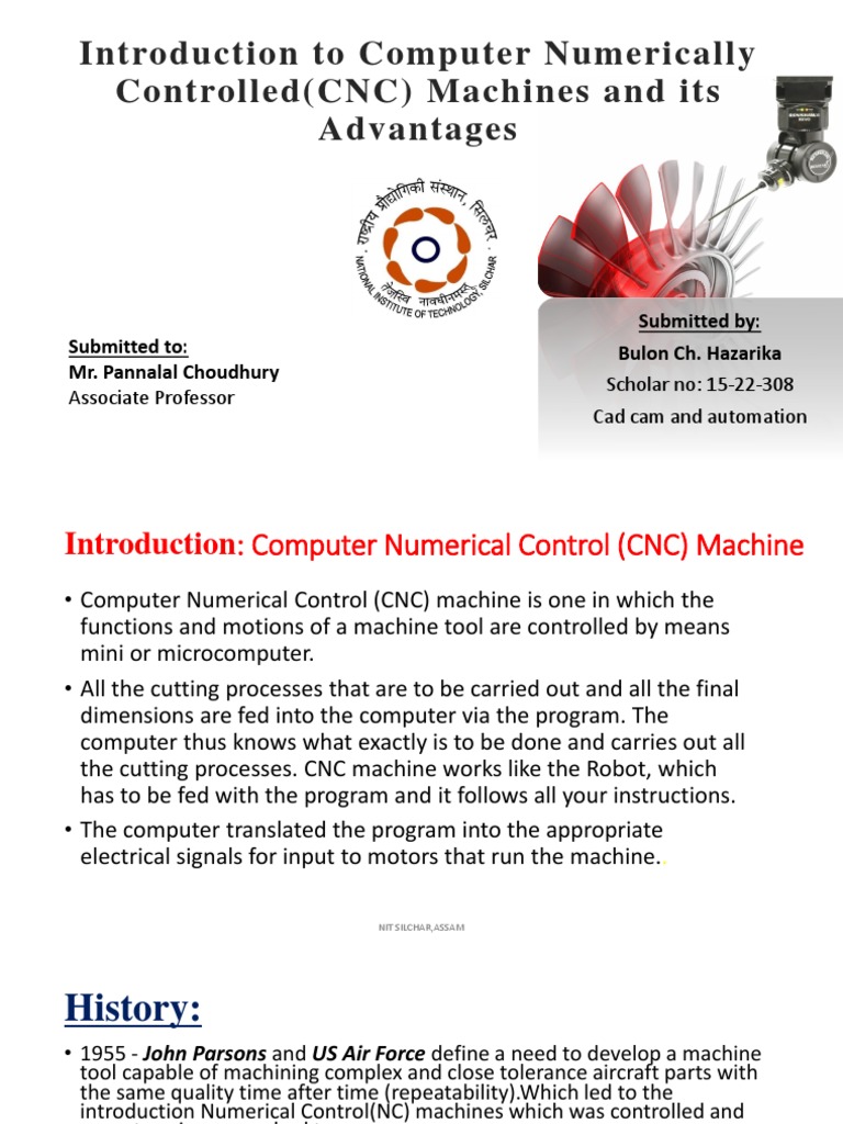 An Introduction To CNC Machines | PDF | Numerical Control | Machines