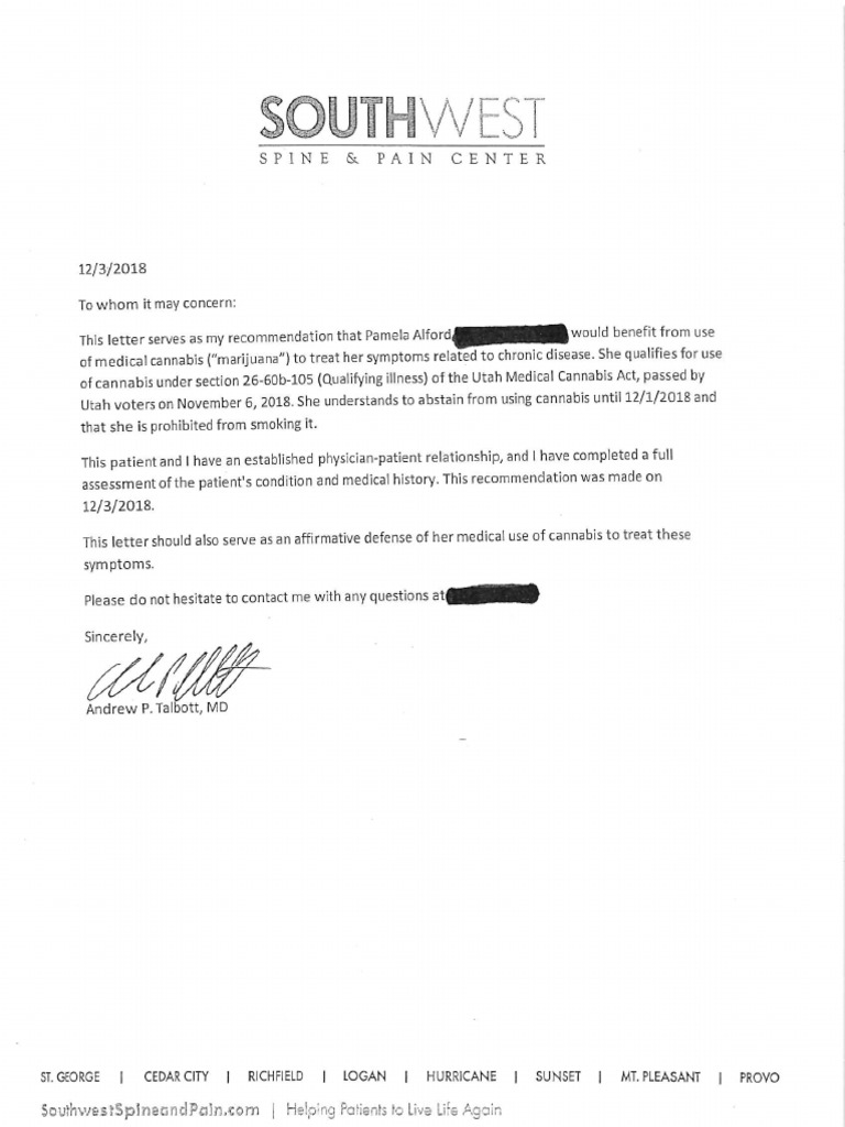 Affirmative Defense Letter | PDF | Cannabis | Health Care