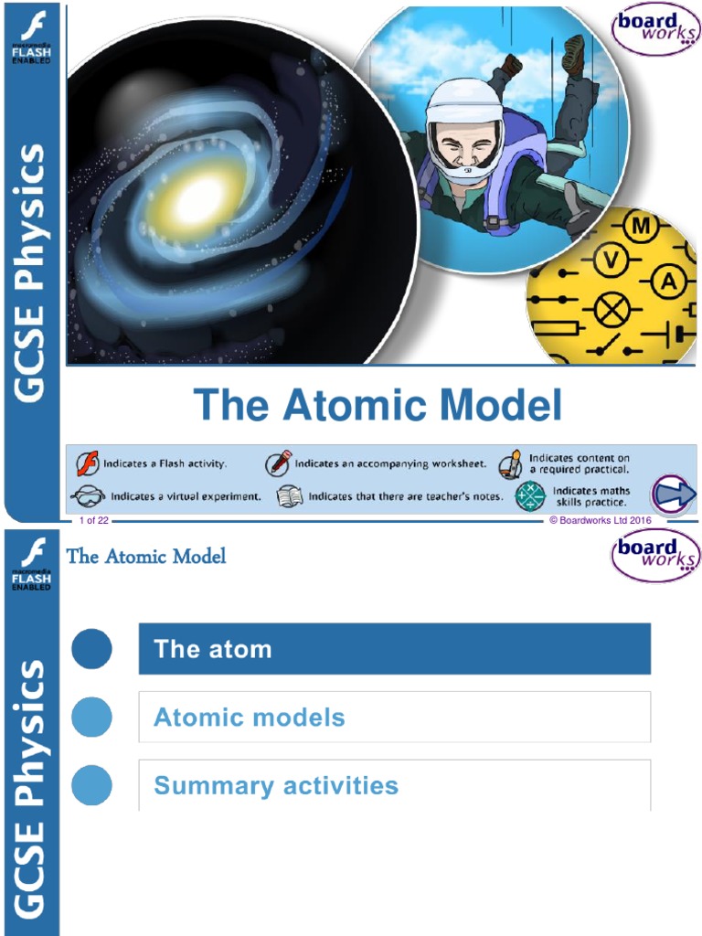 The Atomic Model | PDF | Atomic Nucleus | Atoms