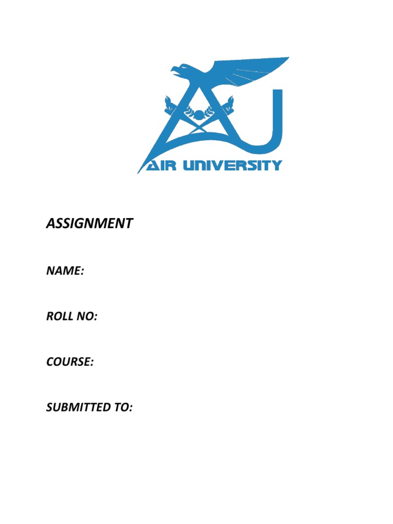 Blank Assignment Submission Form | PDF