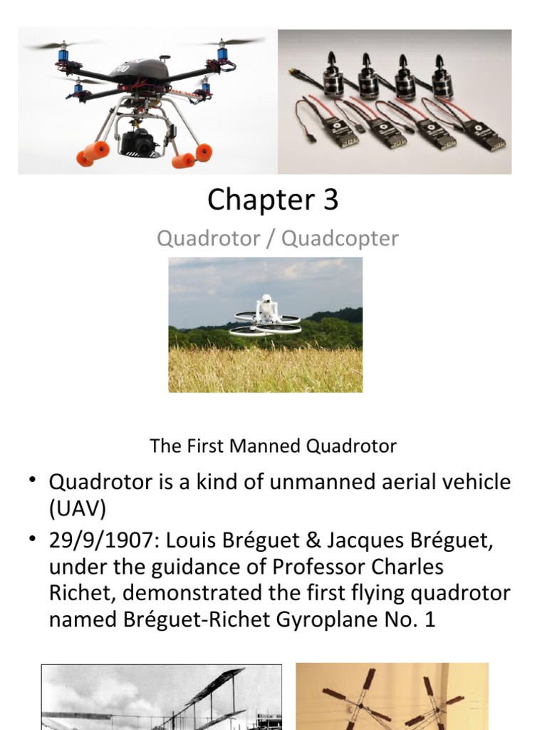 Quadrotor / Quadcopter | PDF | Quadcopter | Rotation Around A Fixed Axis