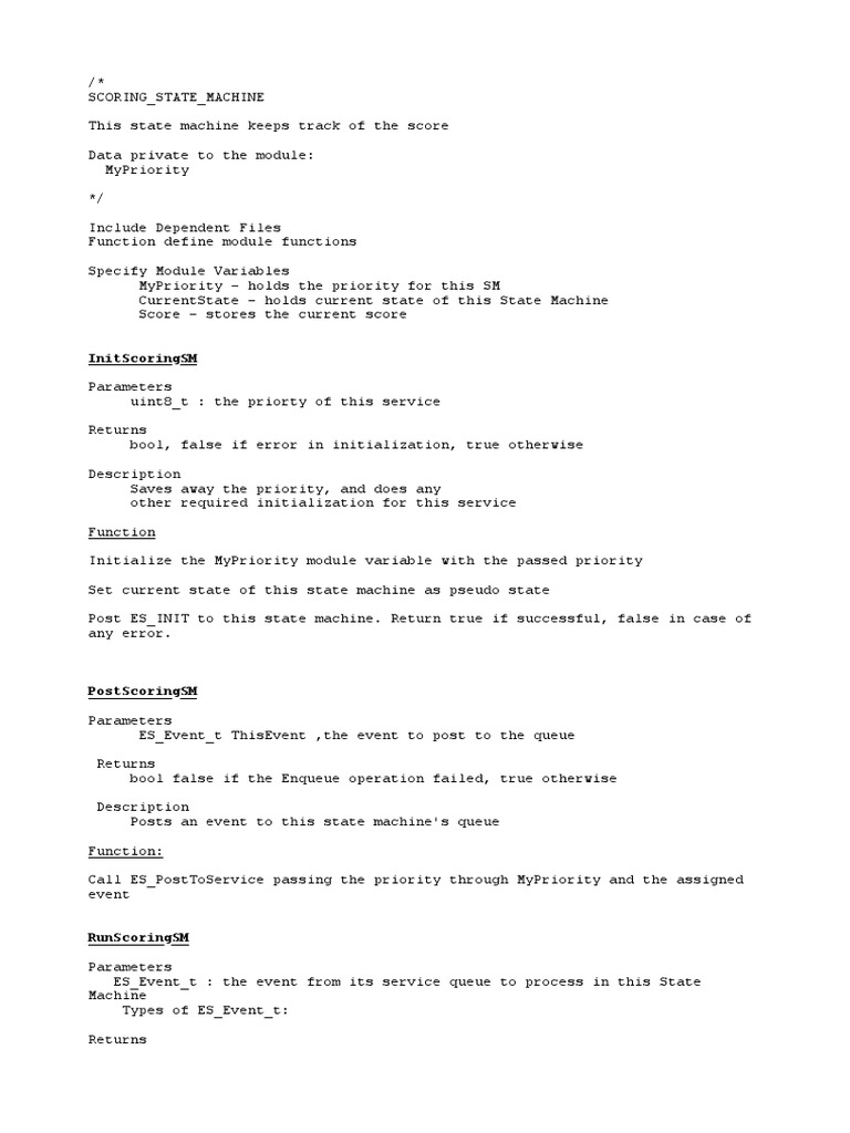Scoringsm | PDF | Subroutine | Queue (Abstract Data Type)