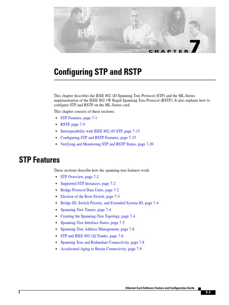Configuring STP and RSTP | PDF | Network Switch | Digital Technology