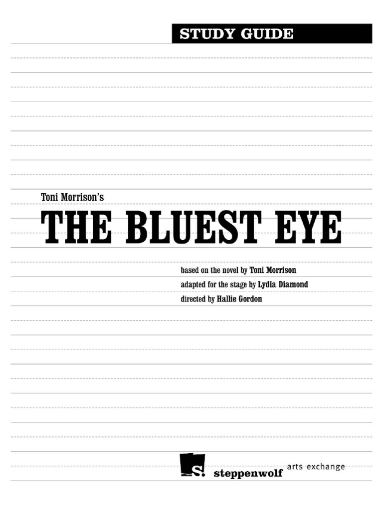 Bluest Eye Study Guide | PDF | Great Depression | Southern United States