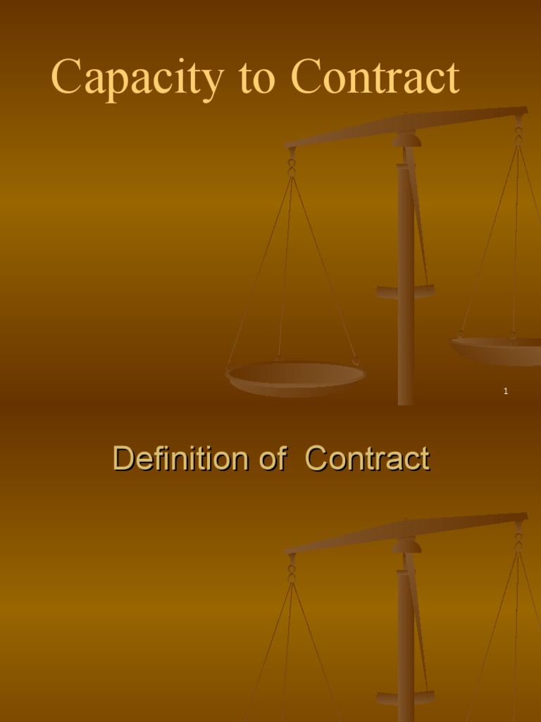 Competence of Contracting Parties | PDF | Mortgage Law | Contract Law