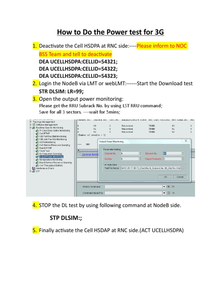 How To Do The Power Test For 3G | PDF | Science & Mathematics ...