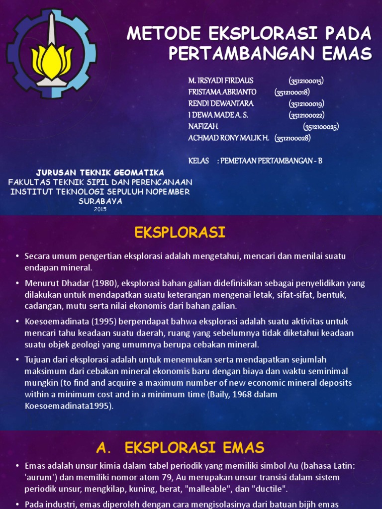 Eksplorasi Emas | PDF