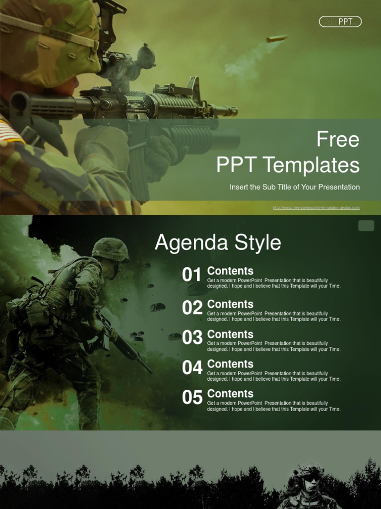 Army PowerPoint Presentation Templates | PDF | Microsoft Power Point ...