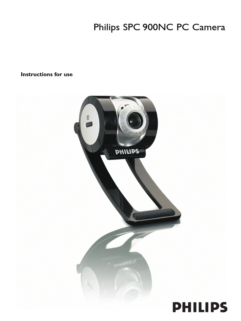 Philips SPC 900NC PC Camera: Instructions For Use | PDF | Personal ...