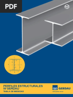 Gerdau - Tabela de Perfis de Vigas W PDF | PDF | Metales de transición ...