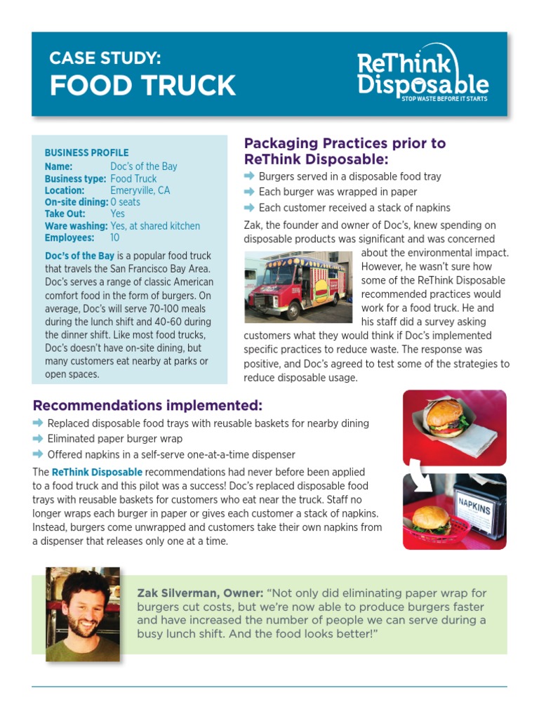 Food Truck: Case Study | PDF | Food Truck | Foods