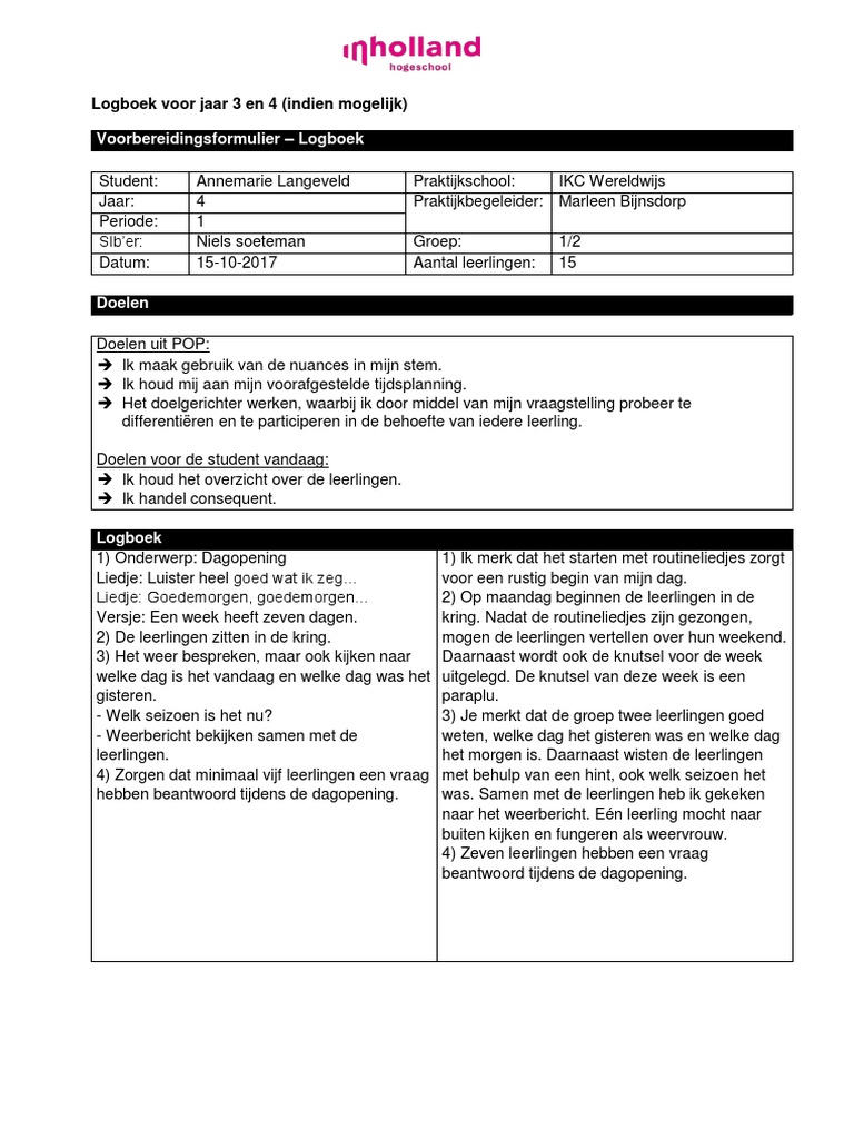 Dagplanning 15-10-2018 | PDF