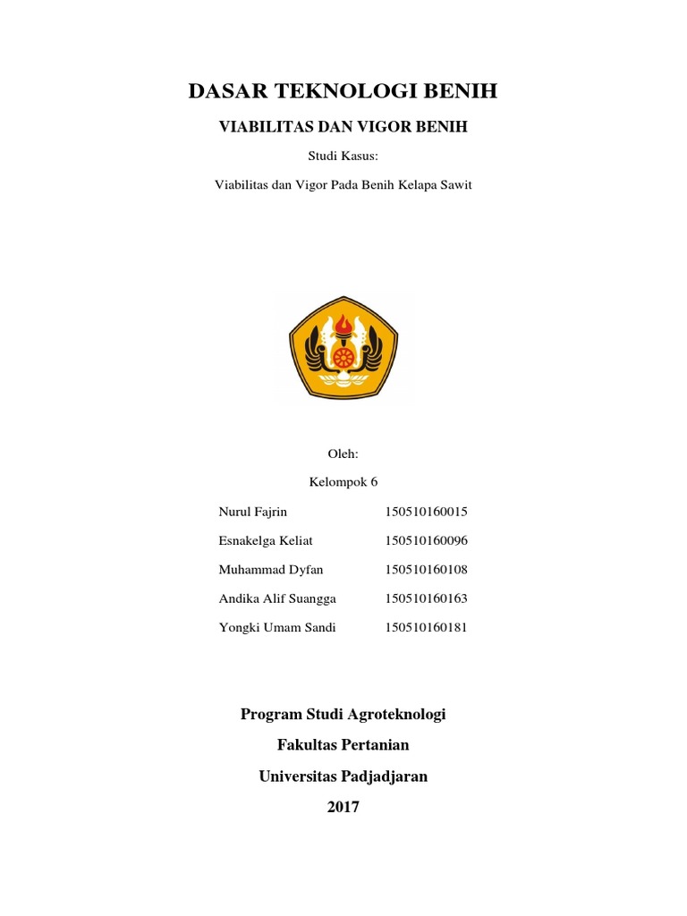 Viabilitas Dan Vigor Jadi Insyaallah | PDF