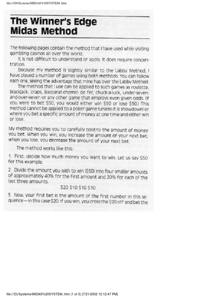 Midas Method PDF | PDF