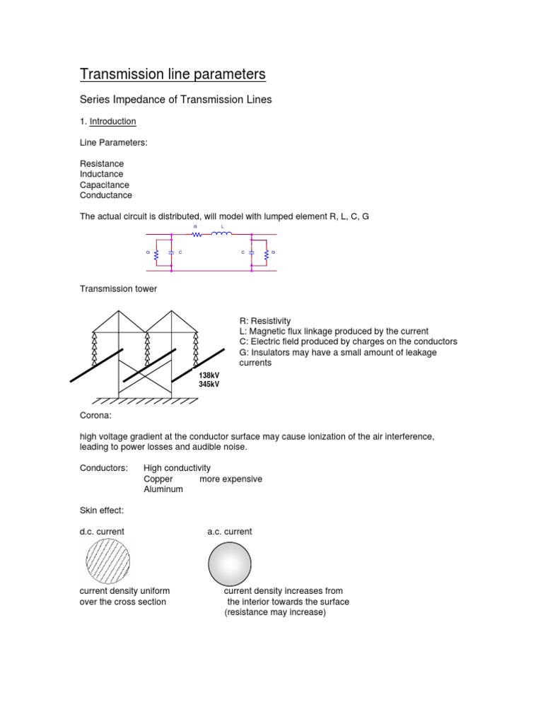 2005 10 11 Transmission Lines | PDF | Electric Power Transmission ...