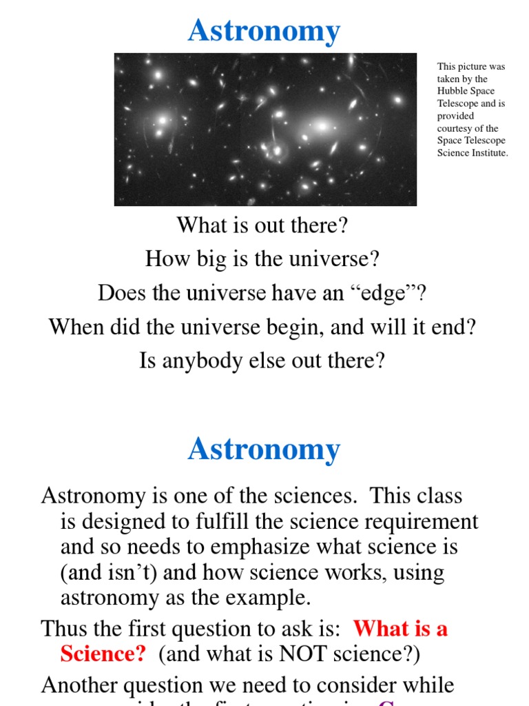 An Introduction to Astronomy: Exploring the Fundamental Concepts of the ...