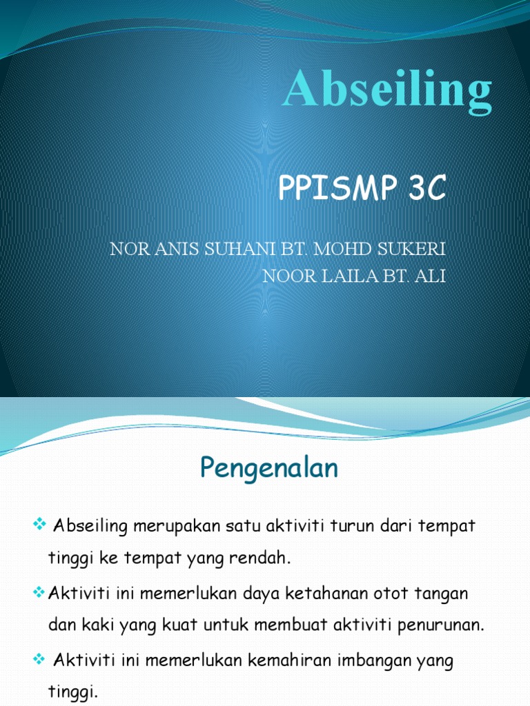 Panduan Lengkap Abseiling dan Peralatan | PDF