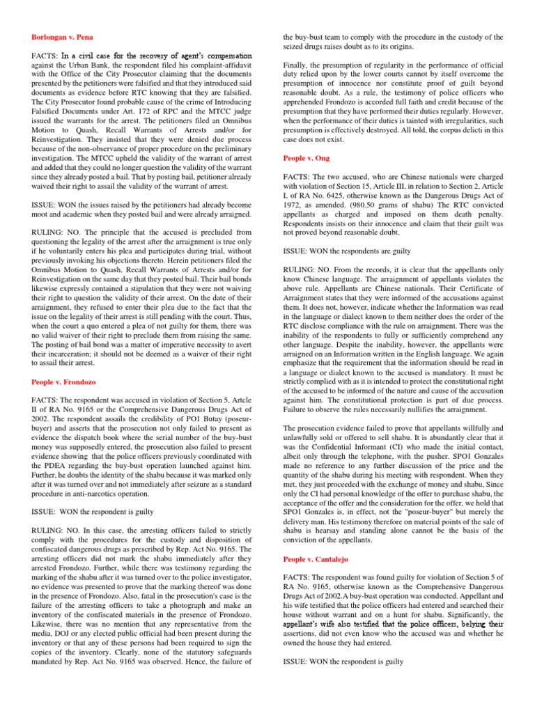 Presumption of Innocence and Burden of Proof in Criminal Cases: A Review of Philippine Supreme ...