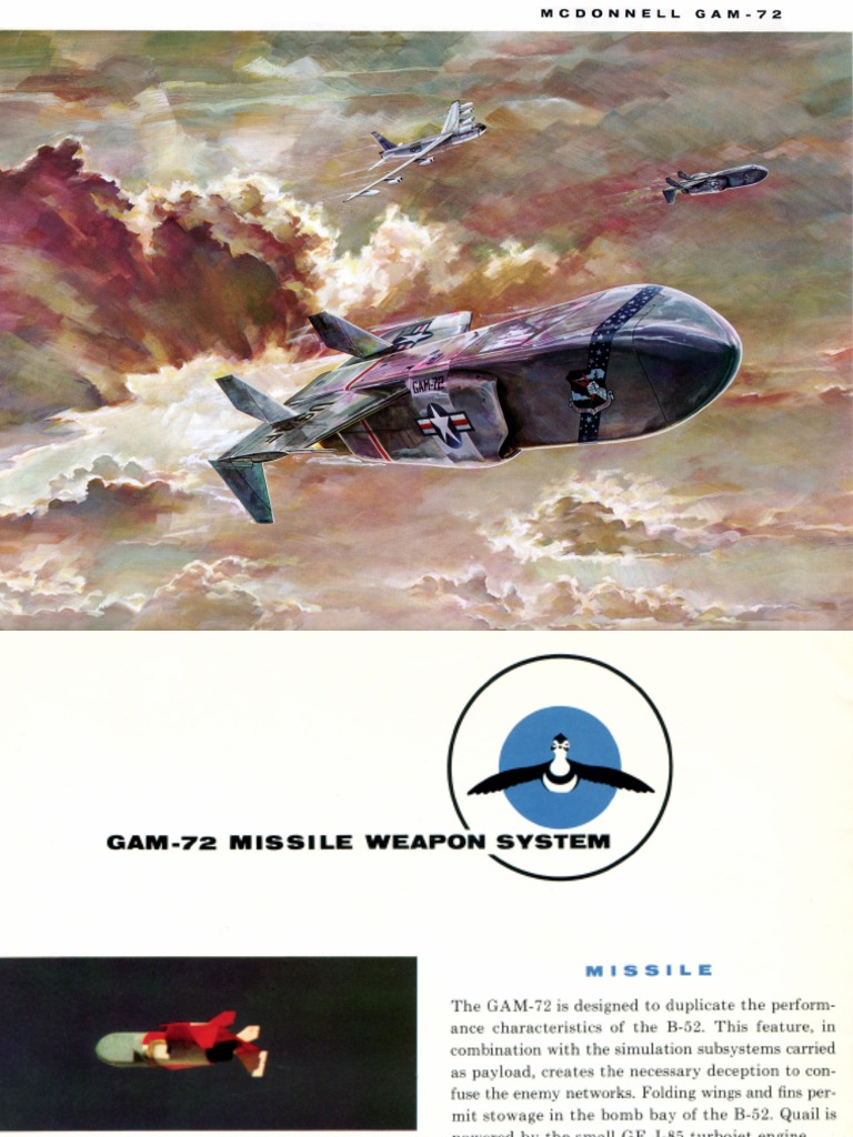 McDonnell GAM-72 Quail 1959 | PDF | Aircraft Manufacturers Of The ...