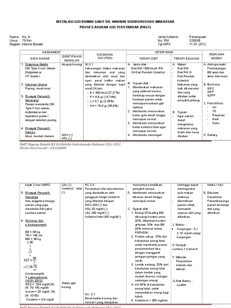 Contoh PAGT Ny. A | PDF