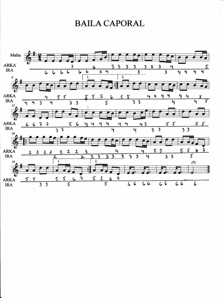 Baila Caporal 1 PDF | PDF