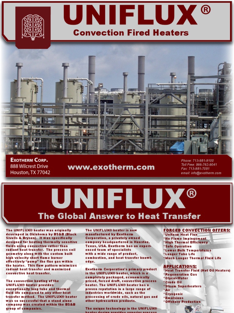 Uniflux Heater Brochure PDF | PDF | Hvac | Heat Transfer