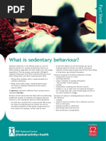 Adult Sedentary Behaviors Questionnaire | PDF | Sedentary Lifestyle ...
