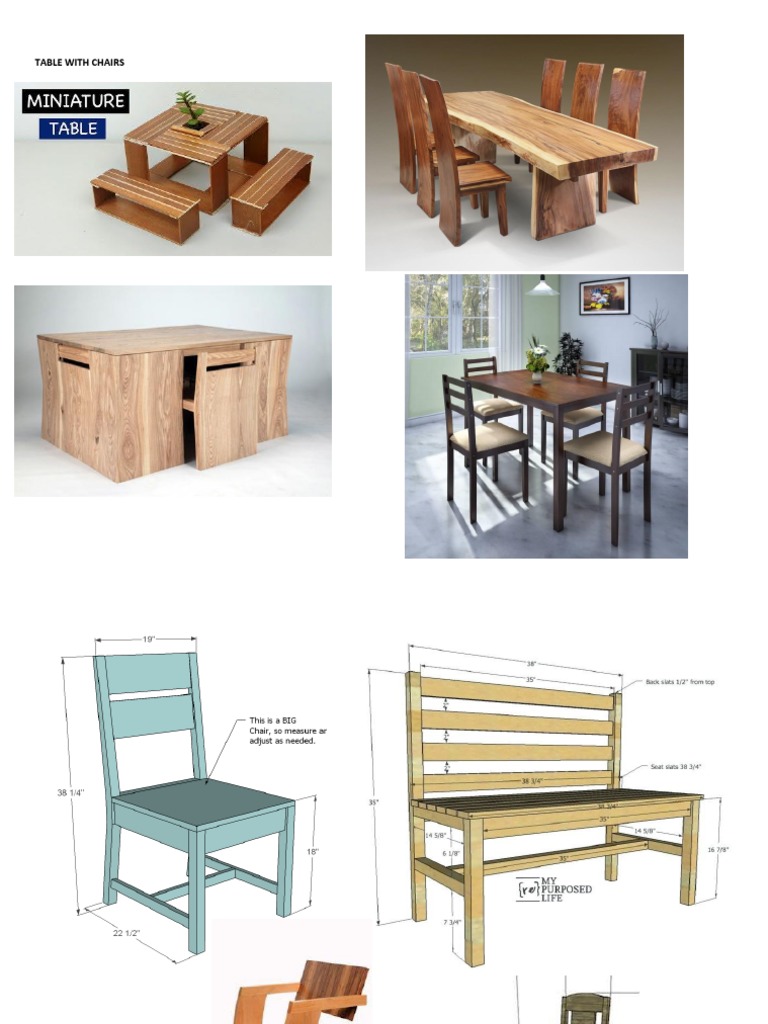 Table With Chairs | PDF