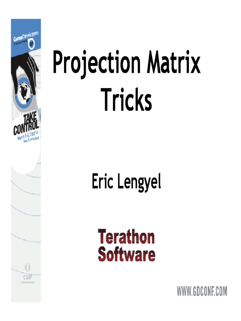 Projection Matrix Tricks | PDF | Angle | Matrix (Mathematics)
