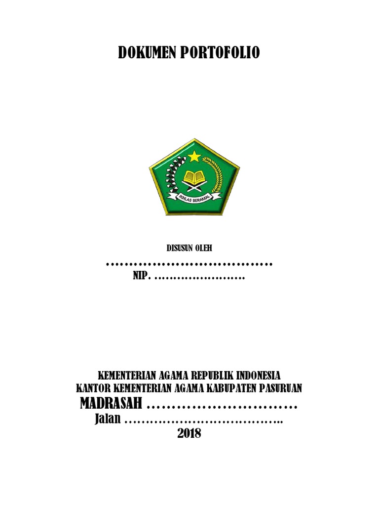 Contoh Format Portofolio PDF | PDF