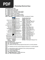 InPage Shortcut Keys Guide | PDF | Keyboard Shortcut | Ibm Pc Compatibles