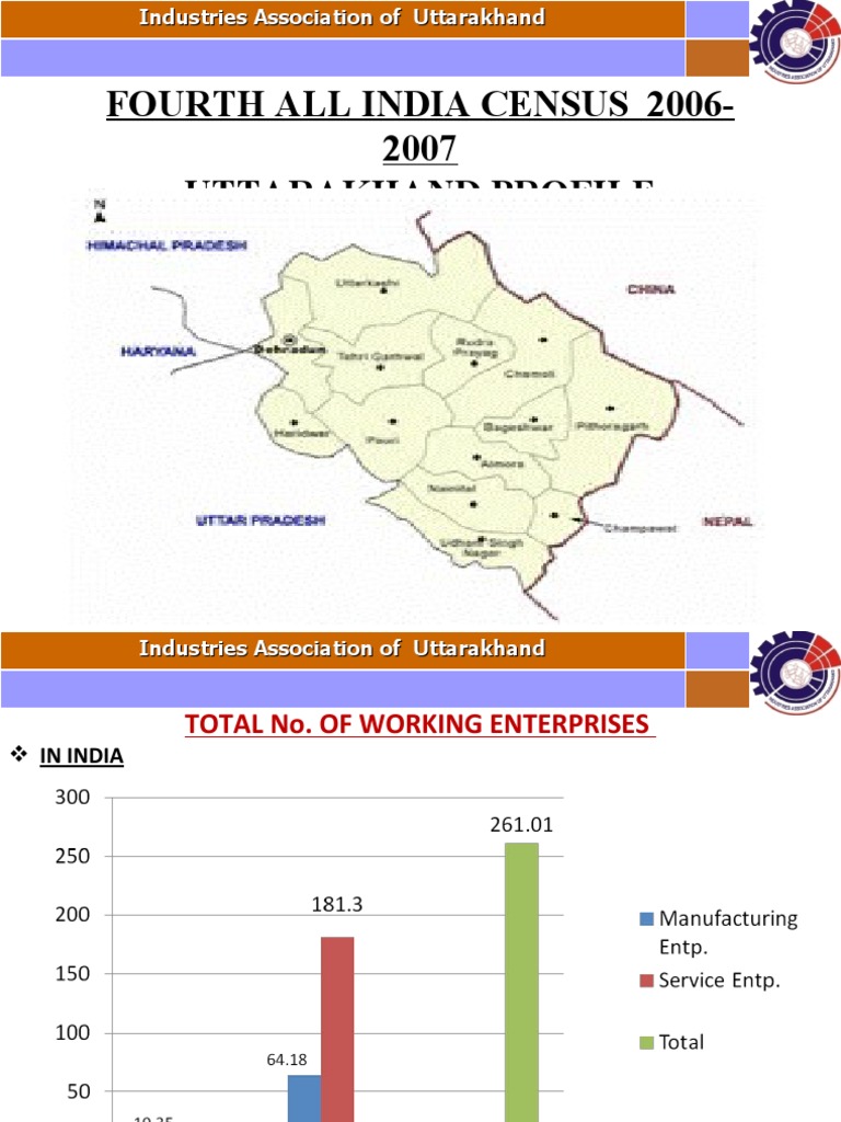 Fourth All India Census 2006-2007 Uttarakhand Profile | PDF | Economic ...