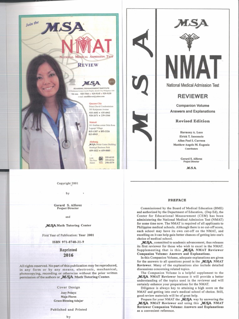 MSA Answer Key | PDF