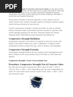 Loading Rate for Concrete Cube Testing | PDF | Technology & Engineering
