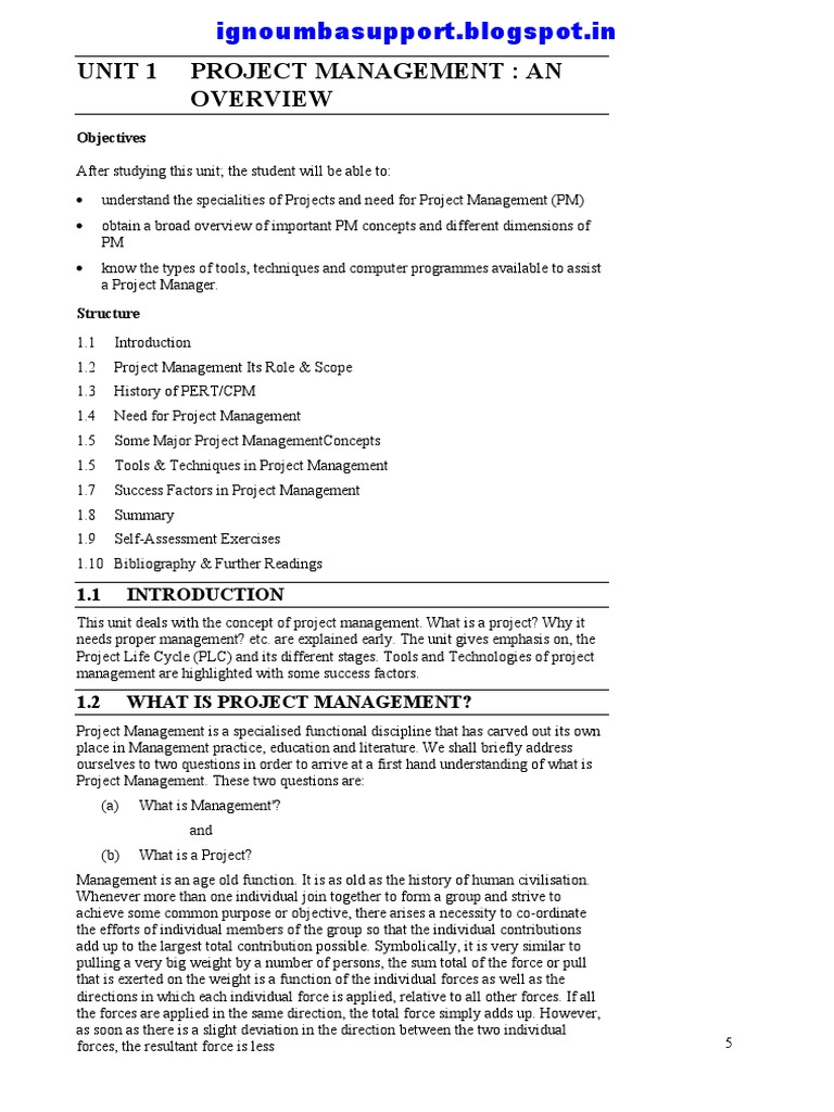 Block-1 Unit-1 | PDF | Project Management | Design