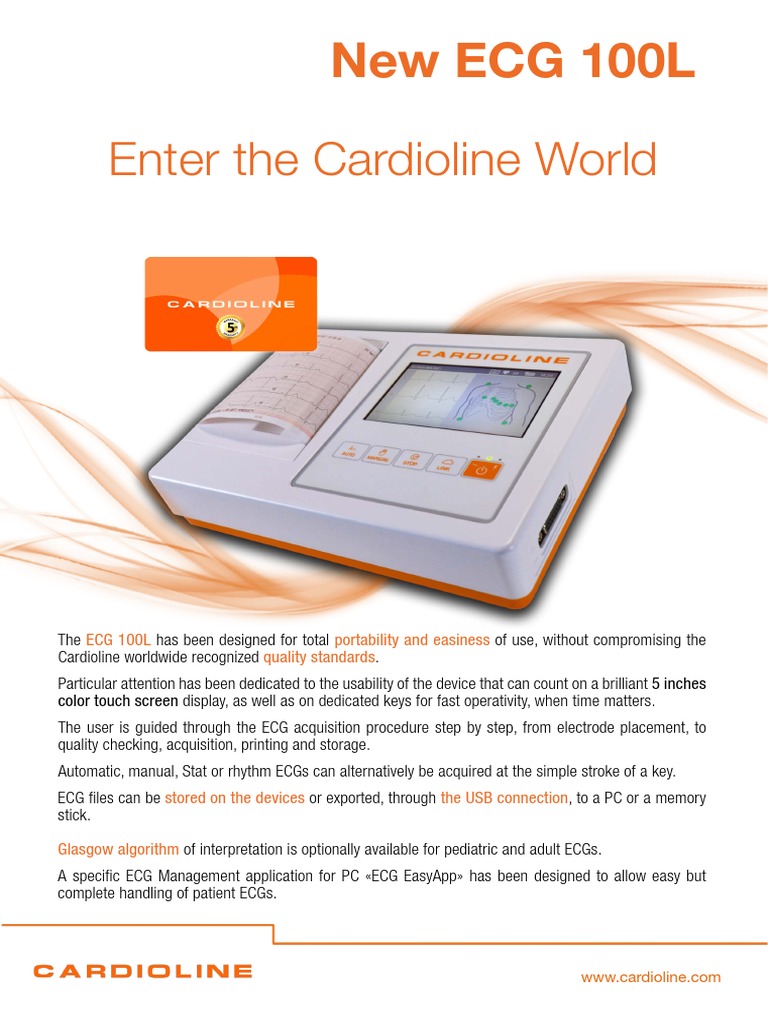 Brochure Ecg | Download Free PDF | Electrocardiography | Personal Computers