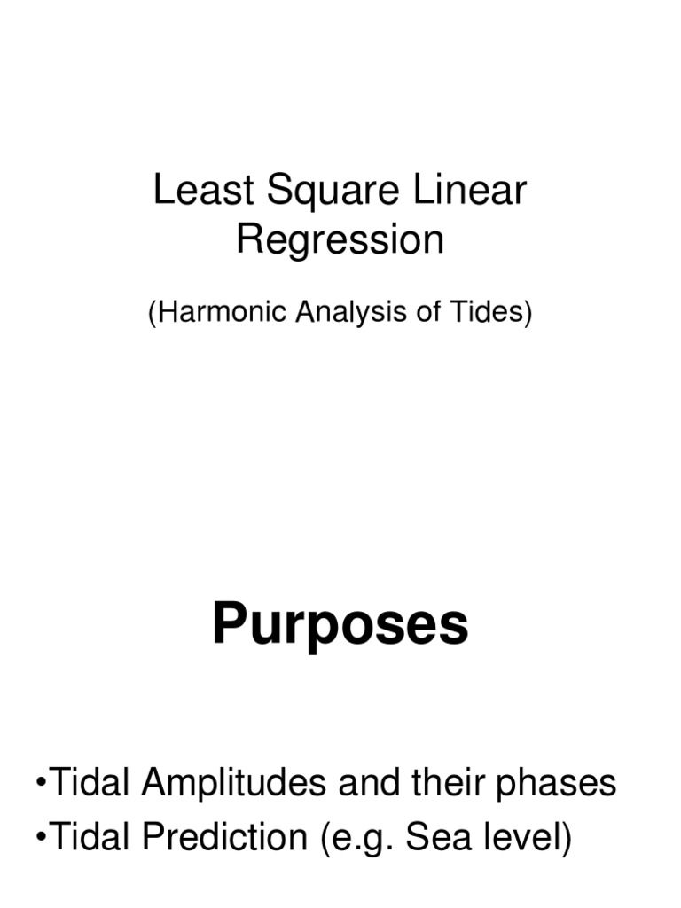 Least Square Linear Regression | PDF | Epistemology Of Science | Regression Analysis