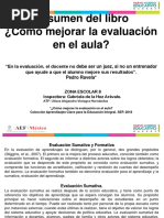 Resumen Del Libro Como Mejorar La Evaluación en El Aula | PDF ...
